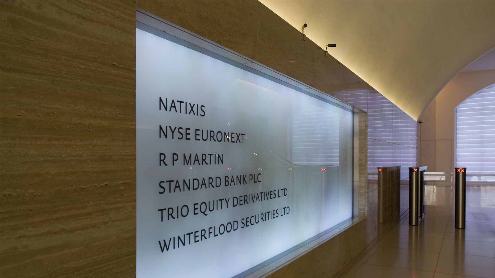 Cannon Bridge House Signage | Thomas Manss & Company