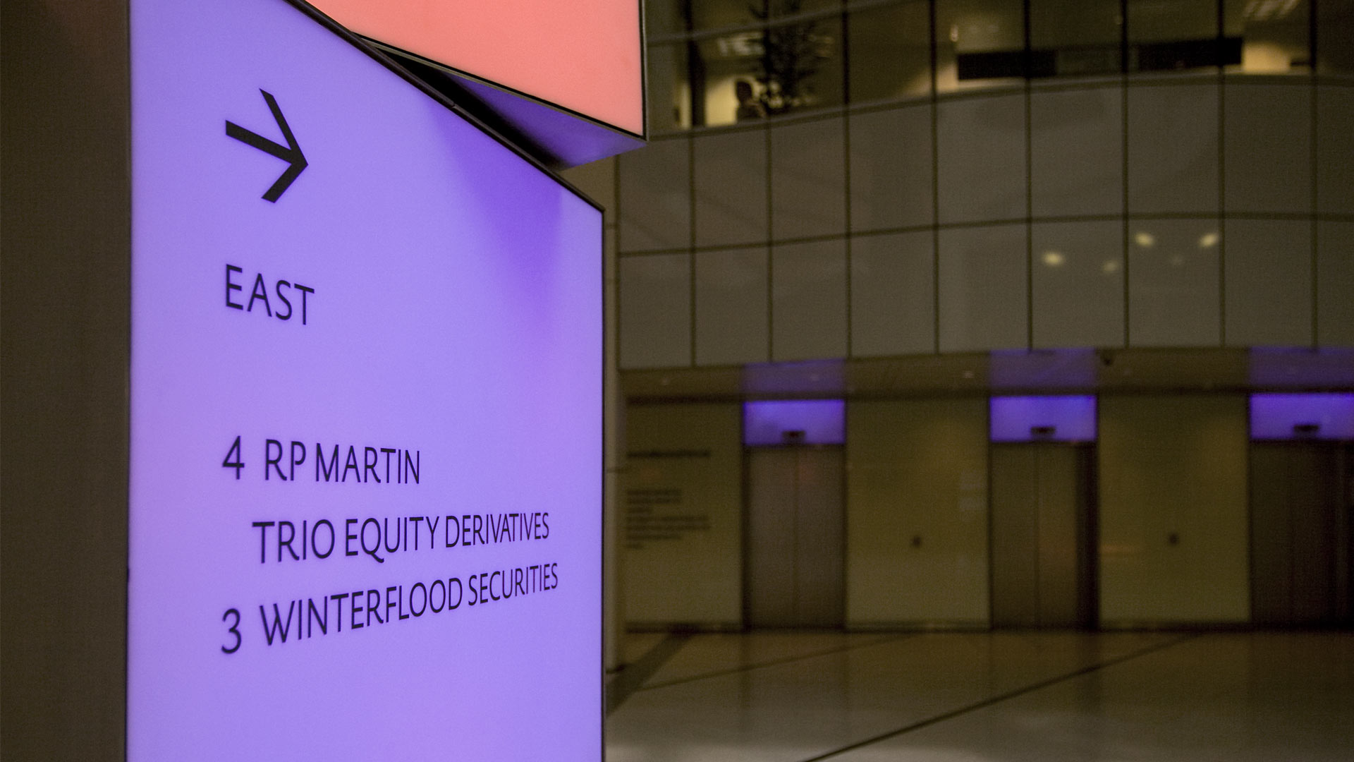 Cannon Bridge House Signage | Thomas Manss & Company